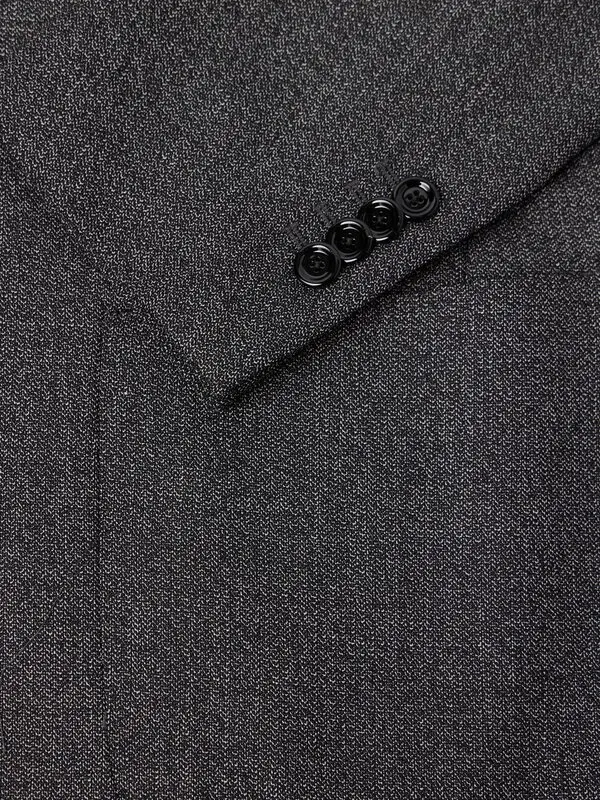 LARDINI Double-breasted Wool Suit Jacket