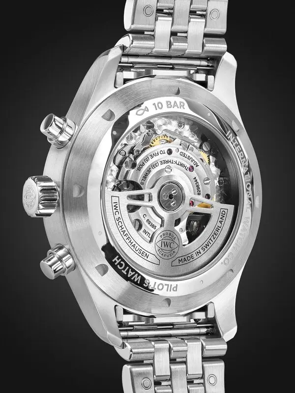 IWC SCHAFFHAUSEN Pilot's Automatic Chronograph 43mm Stainless Steel Watch