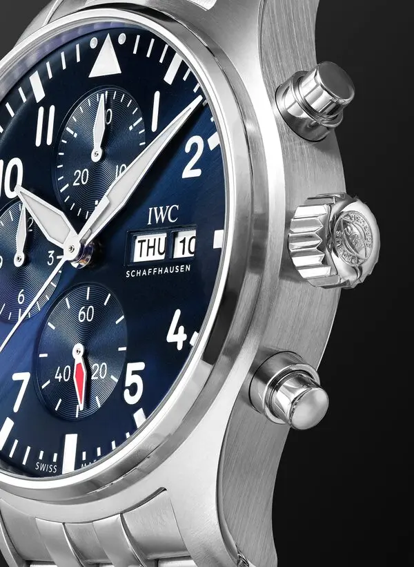 IWC SCHAFFHAUSEN Pilot's Automatic Chronograph 43mm Stainless Steel Watch