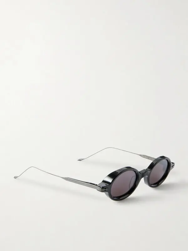 JACQUES MARIE MAGE Melchior Round Frame Sunglasses