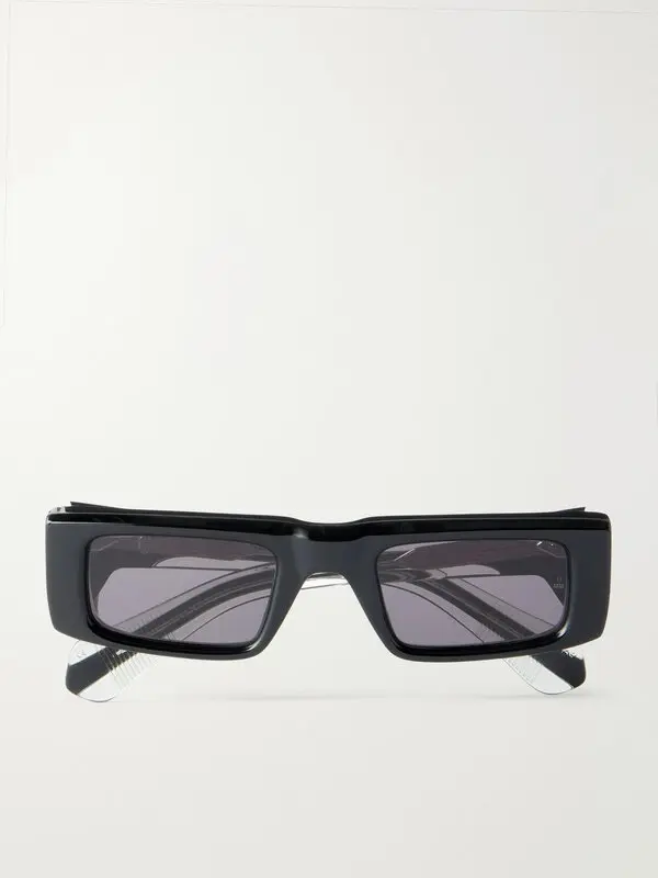 JACQUES MARIE MAGE Rimbaud Square-frame Acetate Sunglasses - Black