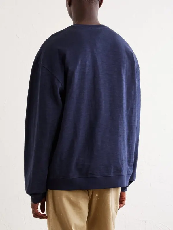 FRIZMWORKS Cotton-jersey T-shirt - Blue