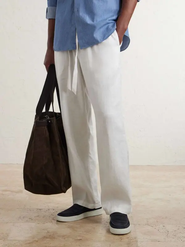 Frescobol Carioca Vela Suede Loafers - Navy