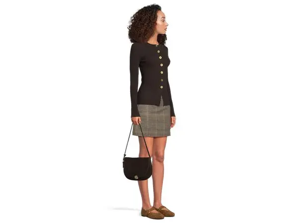 Madewell The Dakota Saddle Bag Handbags Dark Carob