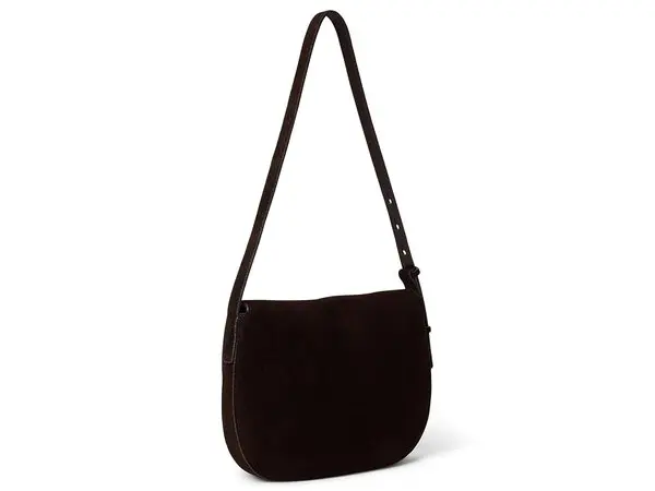 Madewell The Dakota Saddle Bag Handbags Dark Carob