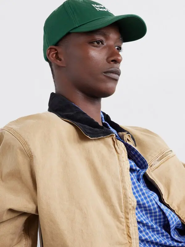 CORRIDOR Ny Ny Embroidered Cotton-twill Baseball Cap