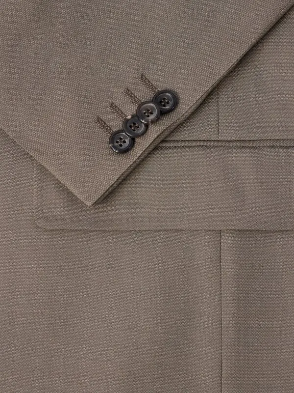 Canali Kei Wool Suit Jacket