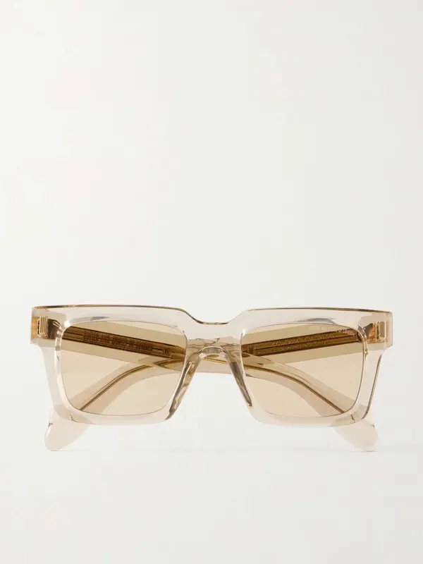 CUTLER AND GROSS Square-frame Acetate Sunglasses - Neutral