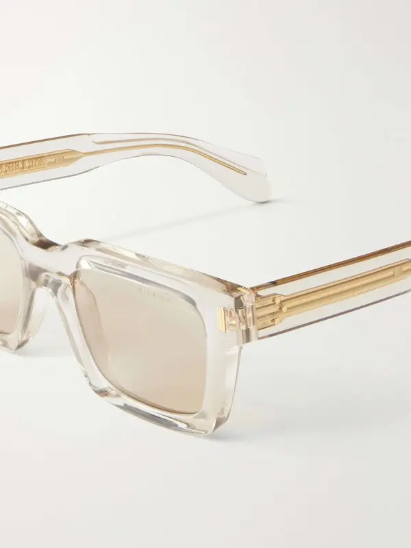 CUTLER AND GROSS Square-frame Acetate Sunglasses - Neutral