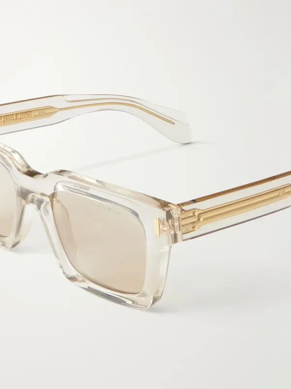 CUTLER AND GROSS Square Frame Acetate Sunglasses
