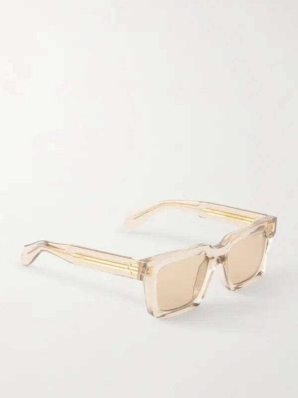 CUTLER AND GROSS Square Frame Acetate Sunglasses