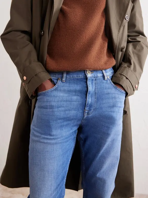 Eleventy Slim-fit Washed Denim Jeans