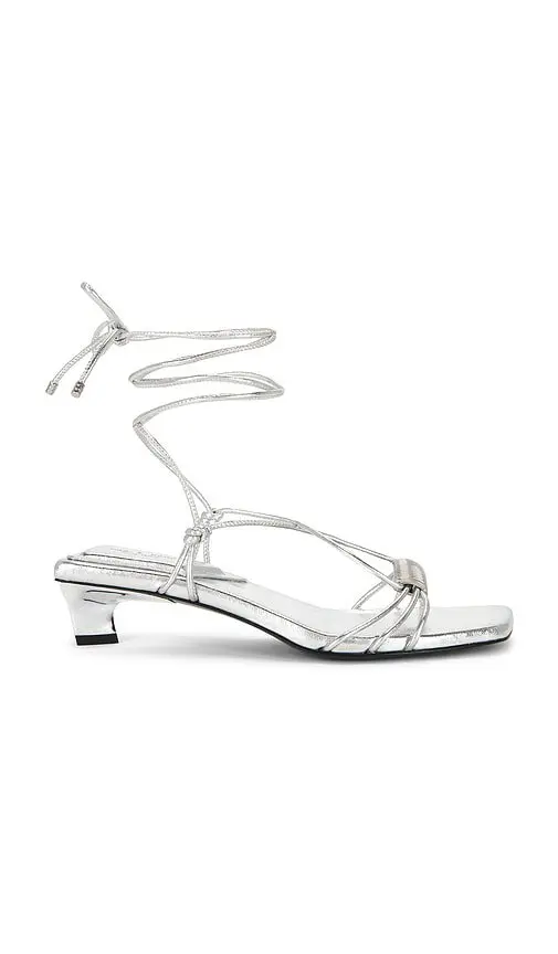 Rag & Bone Liv Strappy Sandal In Metallic