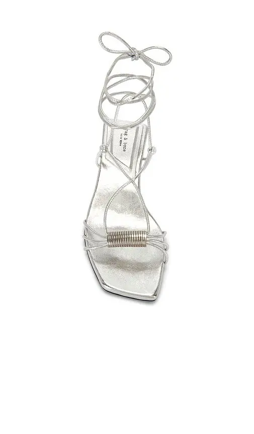 Rag & Bone Liv Strappy Sandal In Metallic