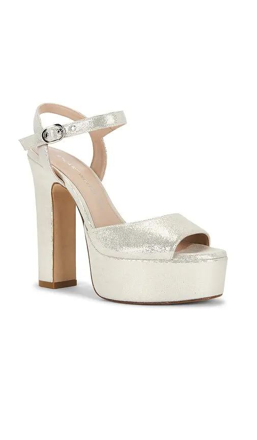 STUART WEITZMAN Reade Platform Sandal In Beige
