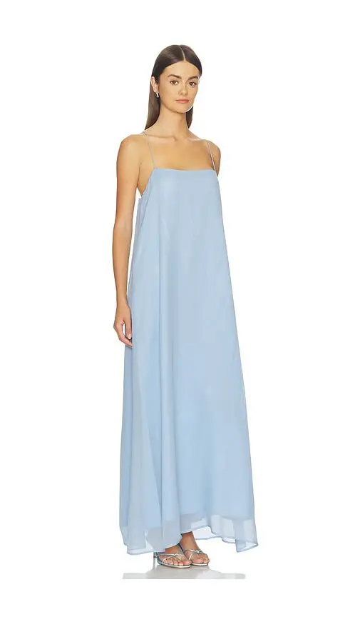 Bondi Born Capri Silk Cami Dress In Blue