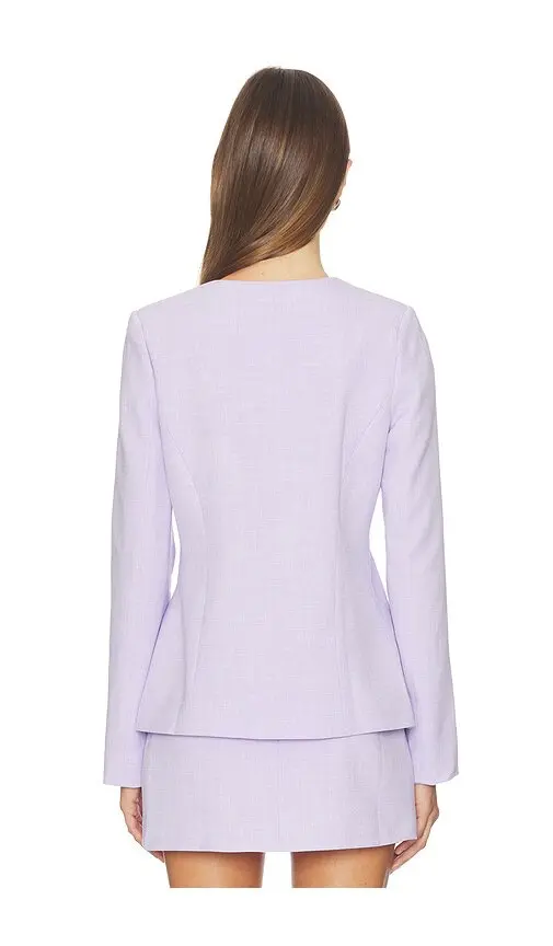 Amanda Uprichard Capria Top In Purple
