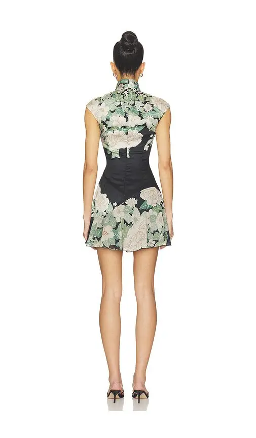SAU LEE Floral Print Dress