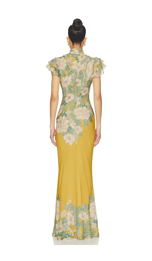 SAU LEE Stella Chiffon Dress