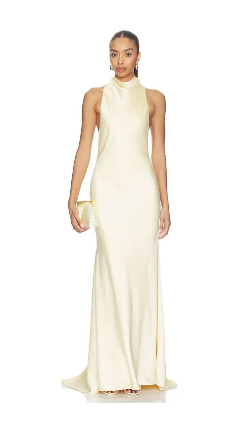 SONYA MODA Petra Gown In Yellow - Sunlight