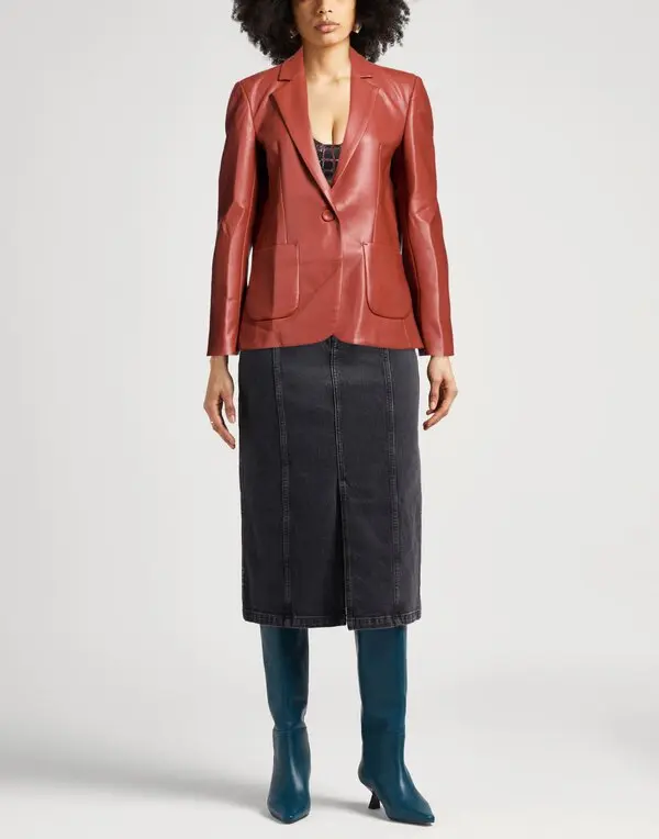 Malìparmi Blazer Size Polyester, Polyurethane