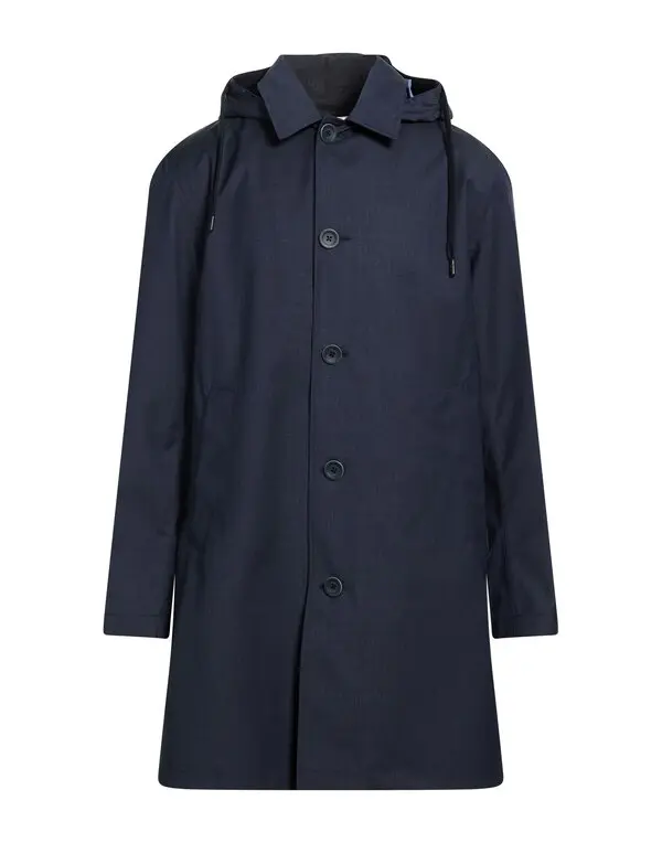 Herno Overcoat & Trench Coat Size Virgin Wool - Navy
