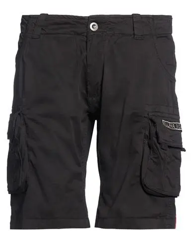Alpha Industries Shorts & Bermuda Shorts Size Cotton, Elastane