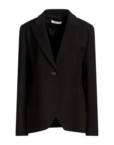Liviana Conti Blazer Size Viscose, Virgin Wool, Elastane - Black