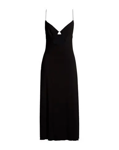 Liviana Conti Maxi Dress Size Viscose, Elastane - Black