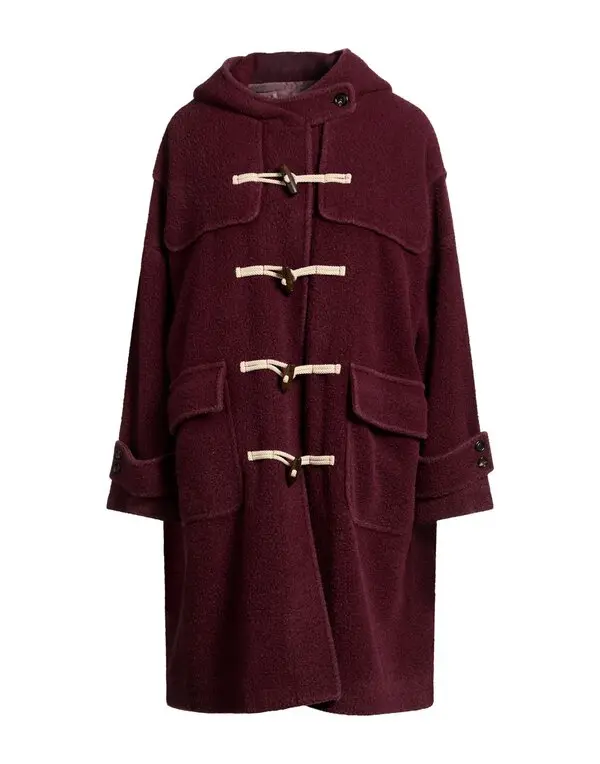 CIRCOLO 1901 Coat Garnet Size Virgin Wool, Polyamide