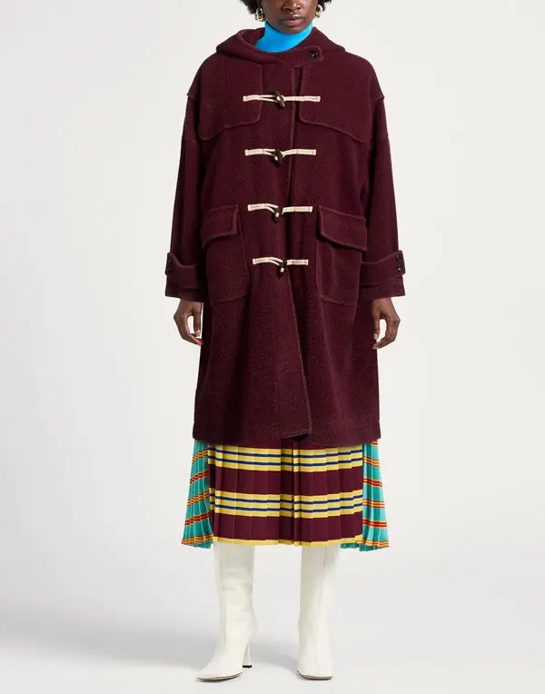 CIRCOLO 1901 Coat Garnet Size Virgin Wool, Polyamide