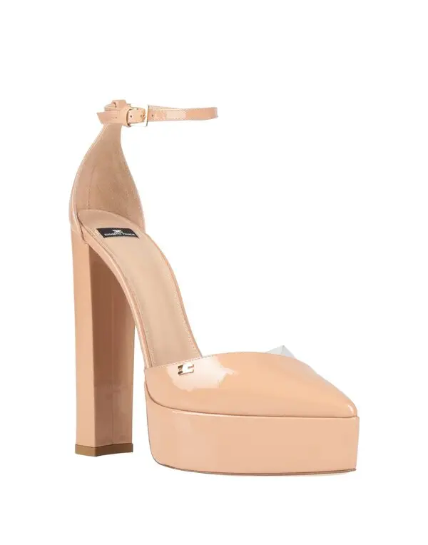Elisabetta Franchi Pumps With Buckle-fastening Ankle Strap And Stiletto Heel