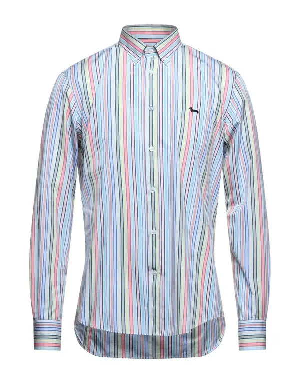 HARMONT & BLAINE Shirt Sky Size Cotton
