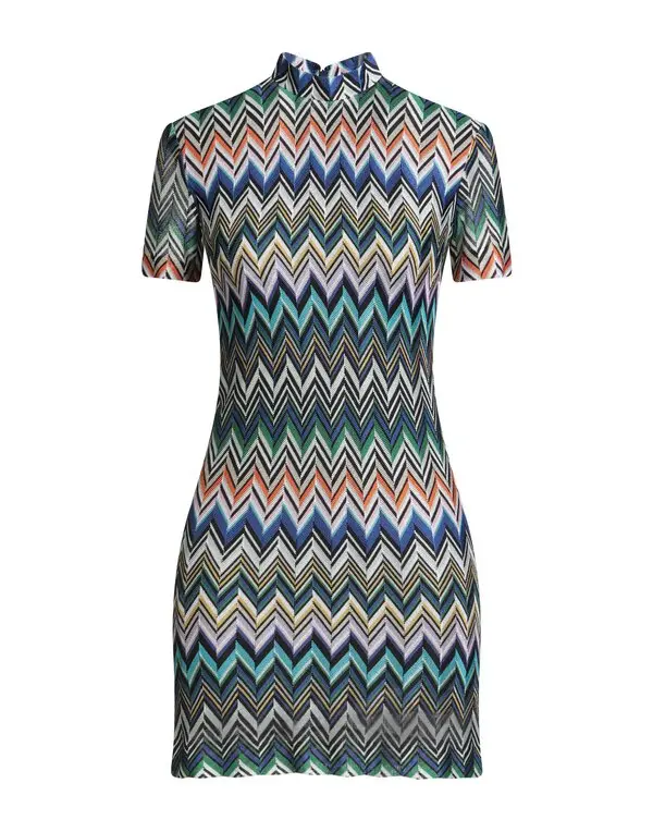 Missoni Mini Dress Bright Size Viscose