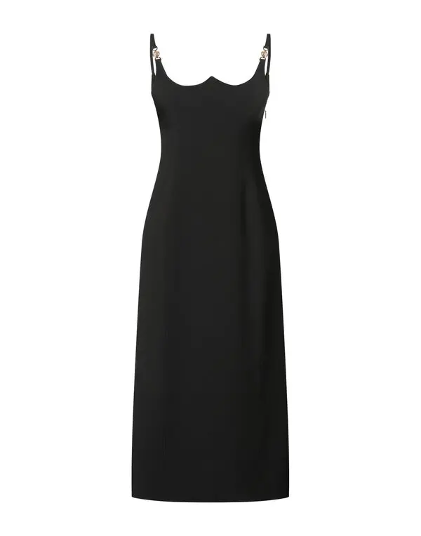 Versace Midi Dress Size Acetate, Viscose