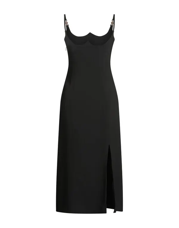 Versace Midi Dress Size Acetate, Viscose