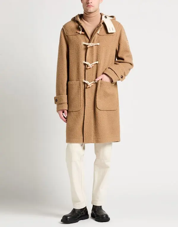 JACOB COHЁN Coat Camel Size Wool