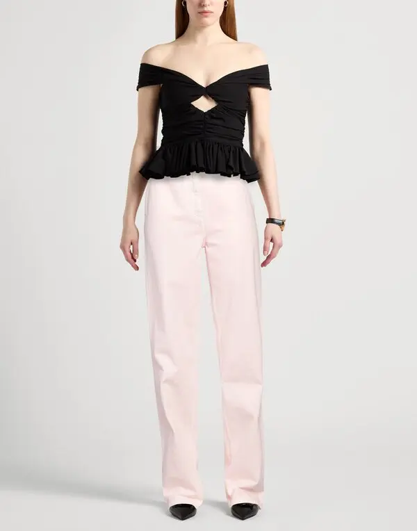 Burberry Straight Leg Jeans In Cotton