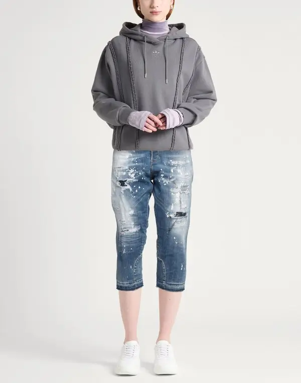 Dsquared2 Cotton Blend Boyfriend Jeans