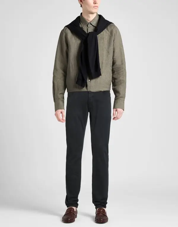 MOORER Pants Midnight Size Cotton, Elastane