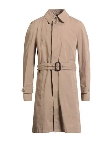 SEALUP Overcoat & Trench Coat Light Brown Size Cotton, Polyester, Polyamide