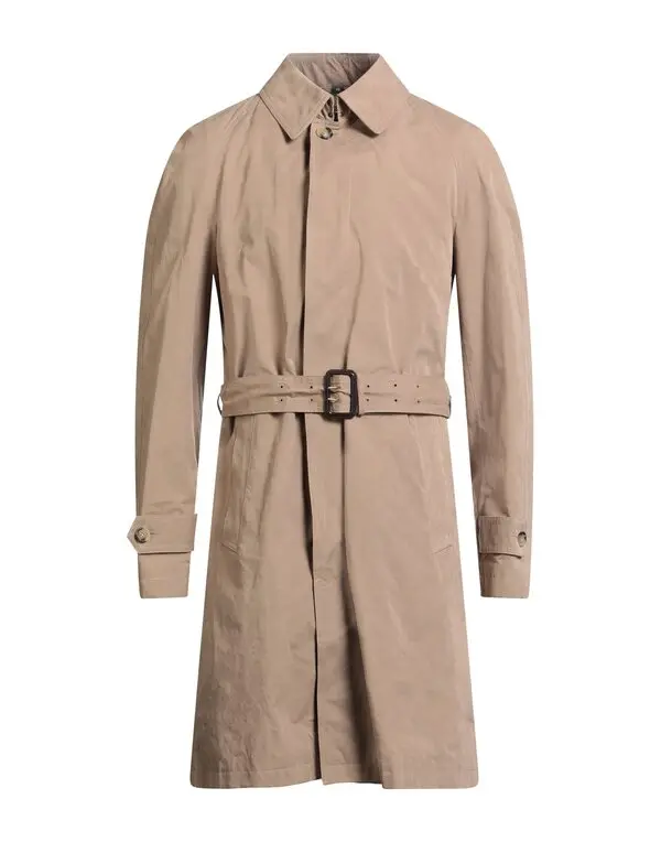 SEALUP Overcoat & Trench Coat Light Brown Size Cotton, Polyester, Polyamide