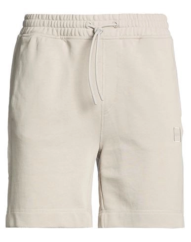 BOSS Midnight Cotton French Terry Shorts - Beige