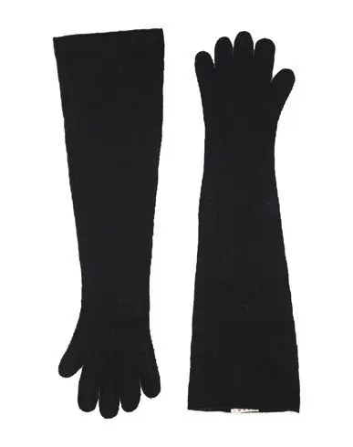 Marni Gloves Size Virgin Wool - Black
