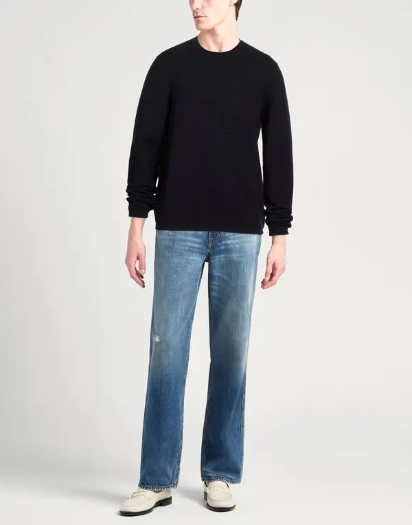 Giorgio Armani Sweater Size Virgin Wool, Polyester - Blue