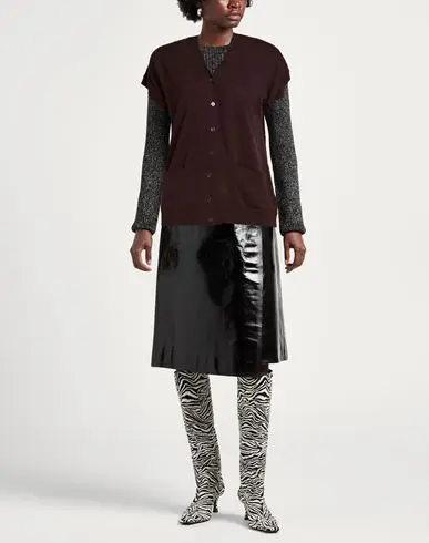 Alpha Studio Short Sleeve Wool Cardigan