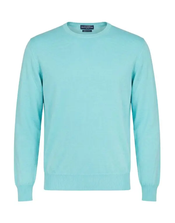 BALLANTYNE Sweater Sky Size Cotton
