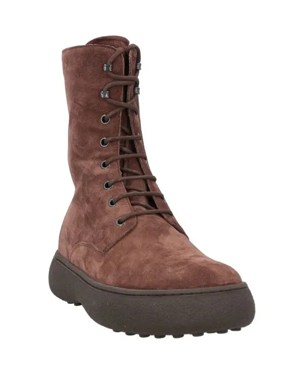TOD'S Ankle Boots Chocolate Size Leather
