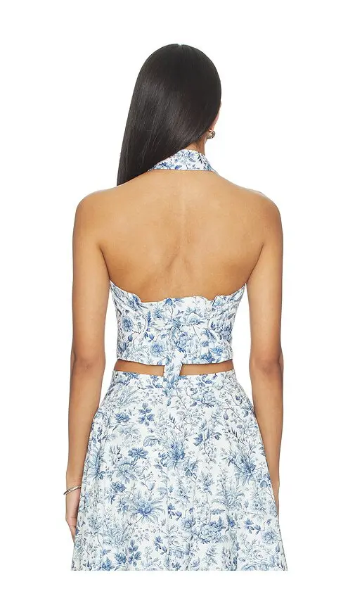 V. CHAPMAN Hunter Top With Floral Print