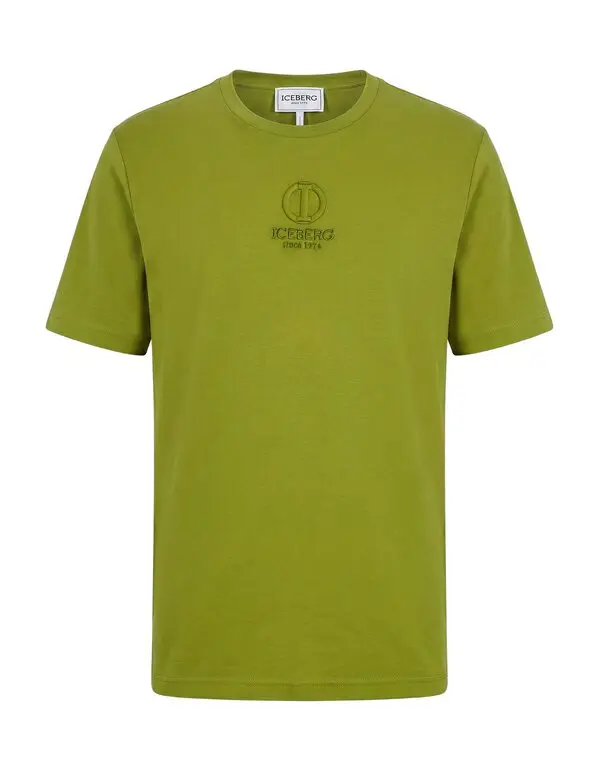 Iceberg T-shirt Lime Size Cotton